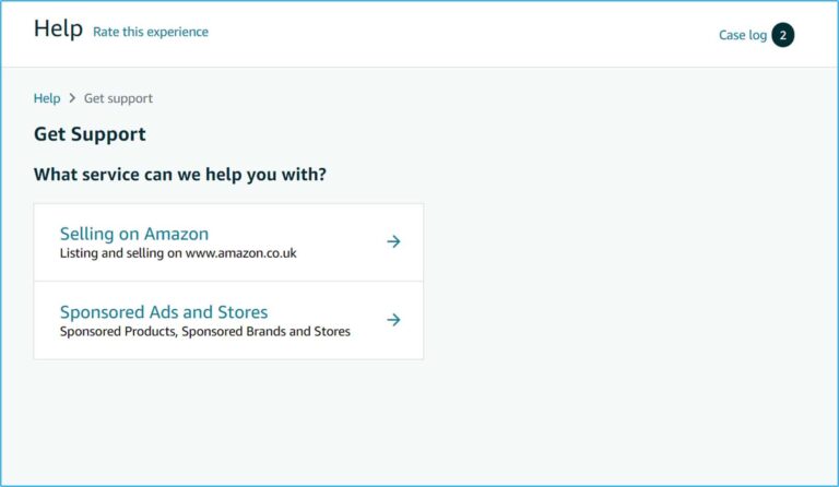 Amazon Case Log Management – Vision Executors